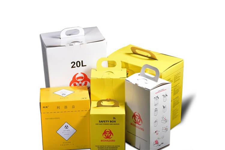 Cardboard Sharp Container - ZRMED MEDICAL